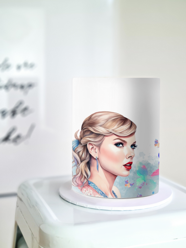 Taylor Swift Cake Wrap | A4 Edible Image | Era's Tour Icing Sheet ...
