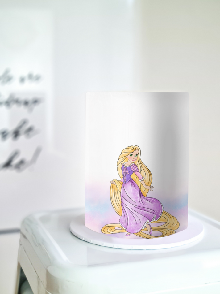Princess Rapunzel Cake Wrap - Tangled A4 Edible Image - Licensed Icing ...